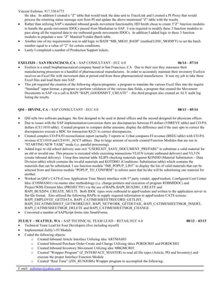 Eufemia Vincent Resume | DOC