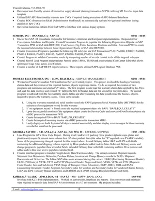 Eufemia Vincent Resume | DOC