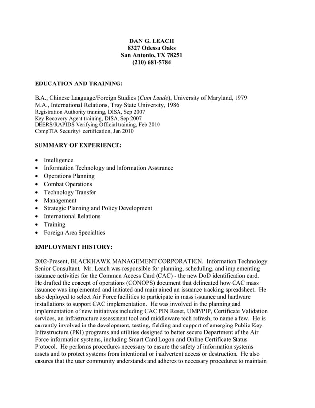 DAN LEACH | PDF