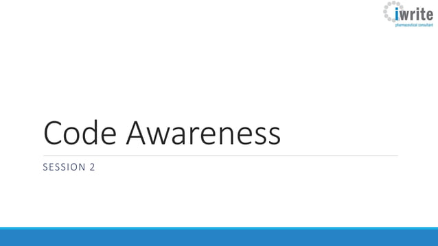 Code Awareness Session 2 | PPT
