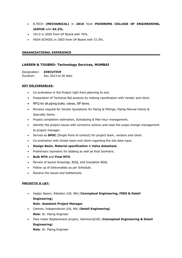 MANEESH resume | DOC