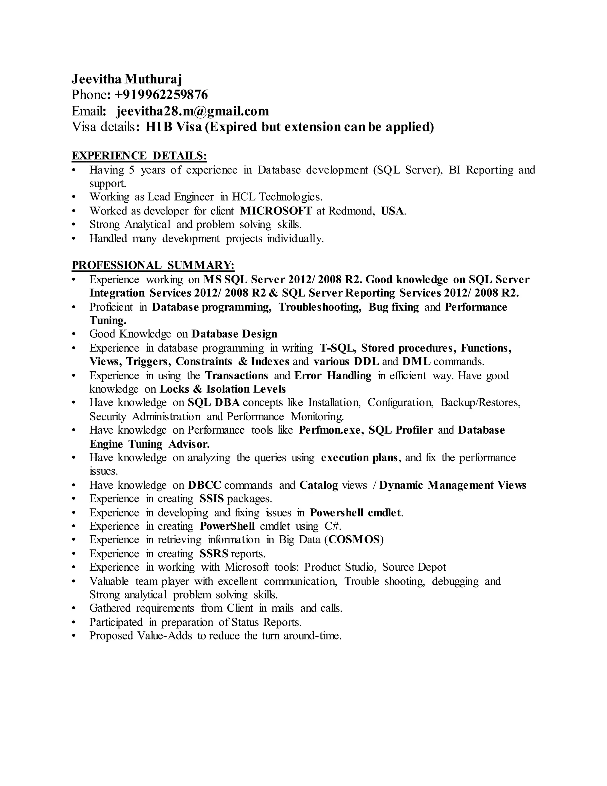 Jeevitha_Resume | PDF
