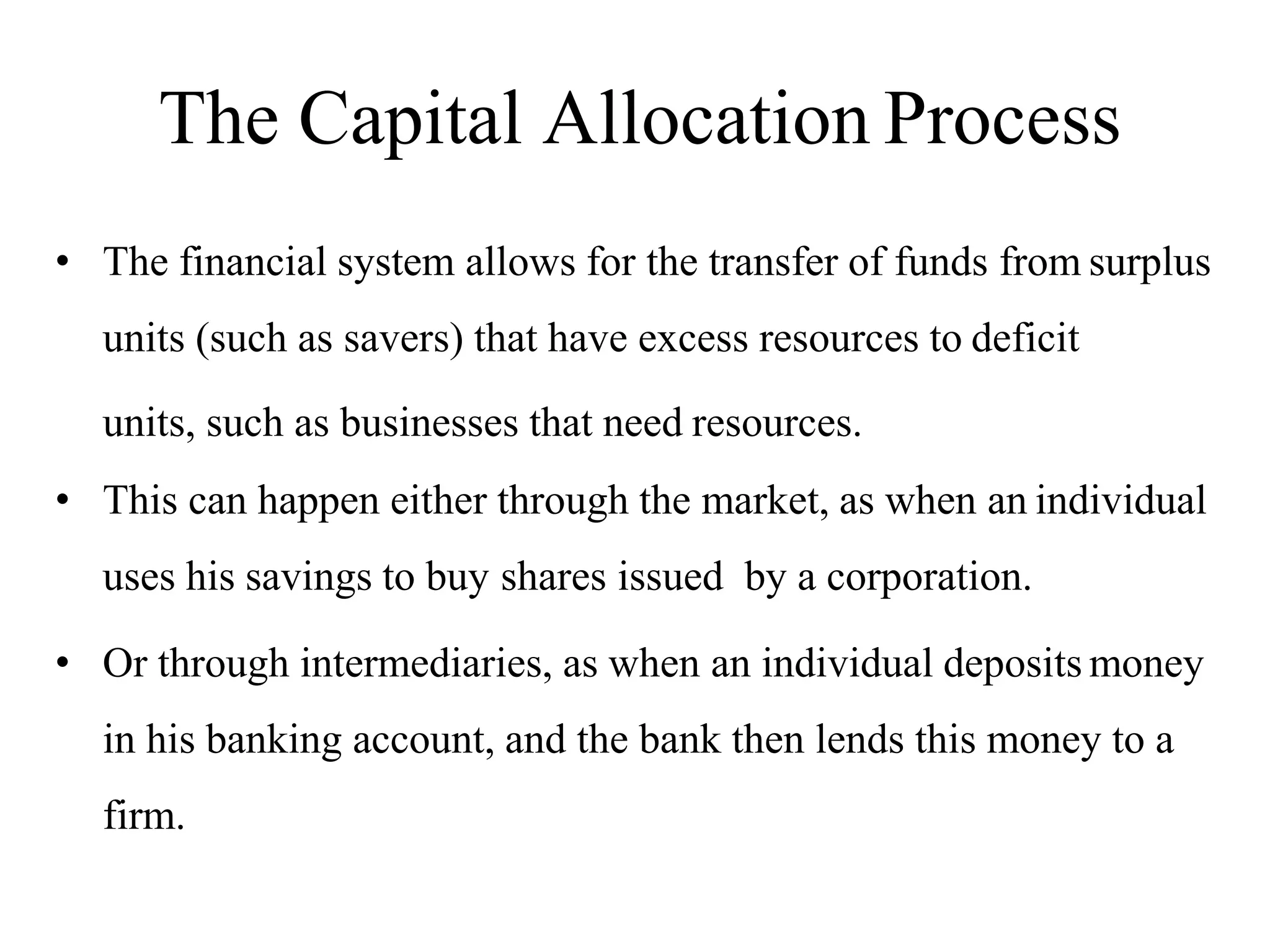 Financial Market: A Brief overview | PPTX