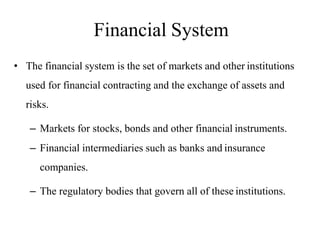 Financial Market: A Brief overview | PPT