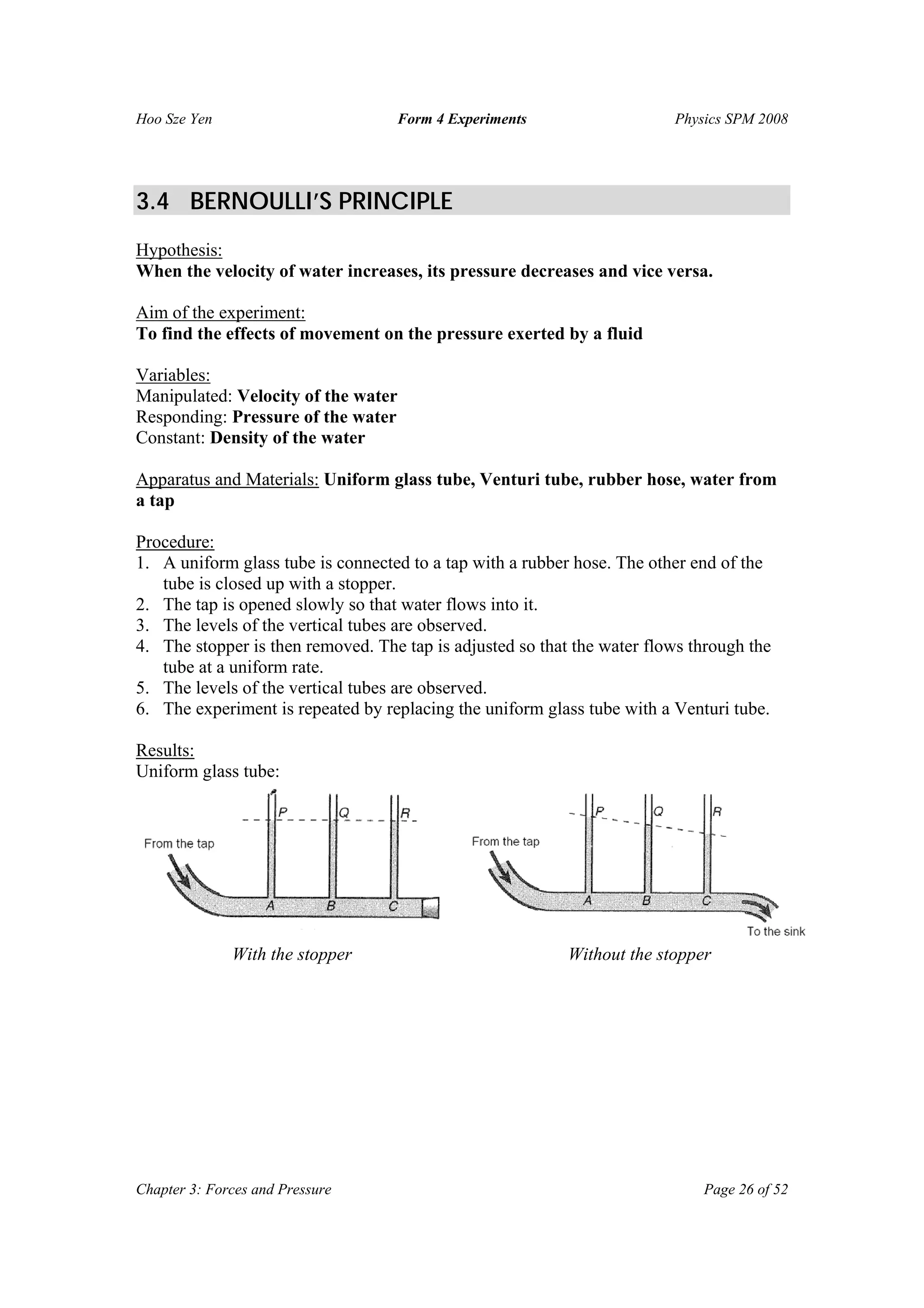 F4 Experiments | PDF