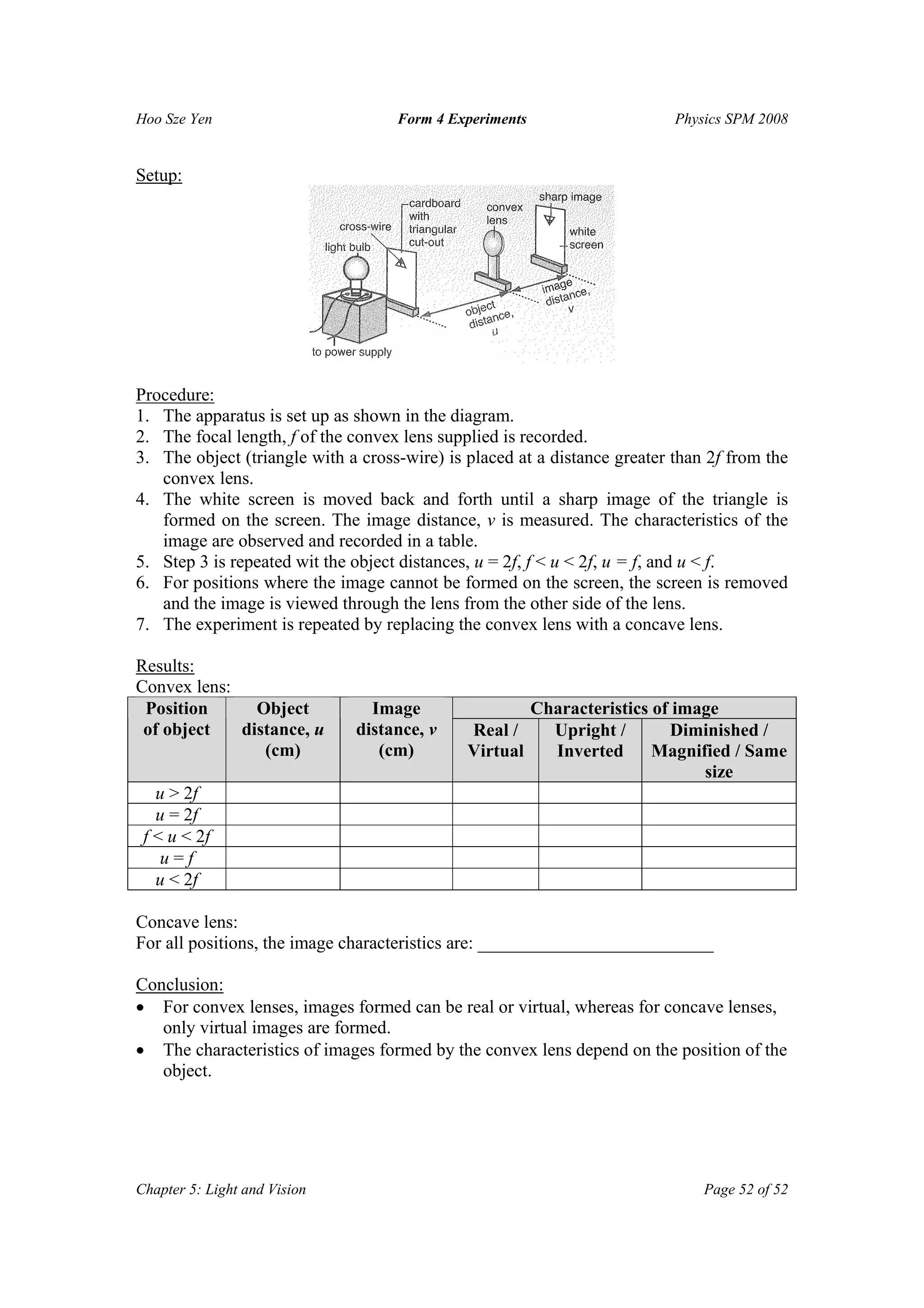 F4 Experiments | PDF