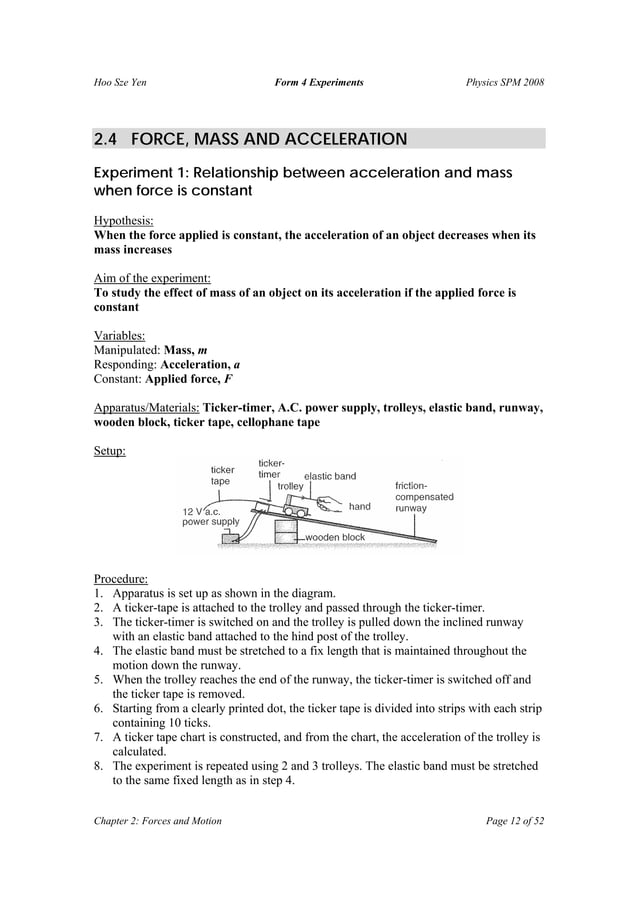 F4 Experiments | PDF