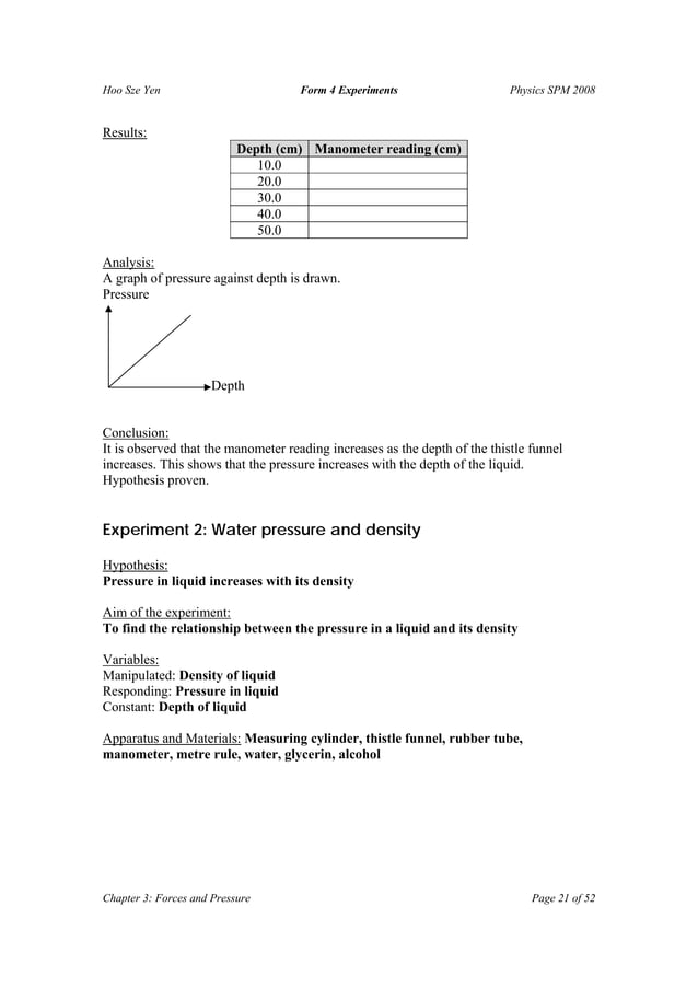 F4 Experiments | PDF