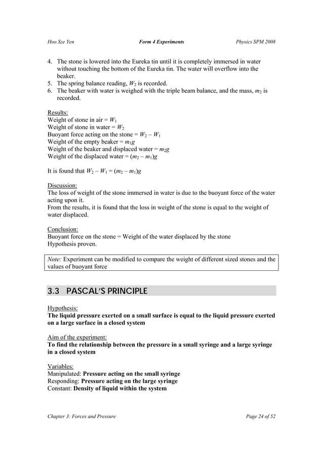 F4 Experiments | PDF