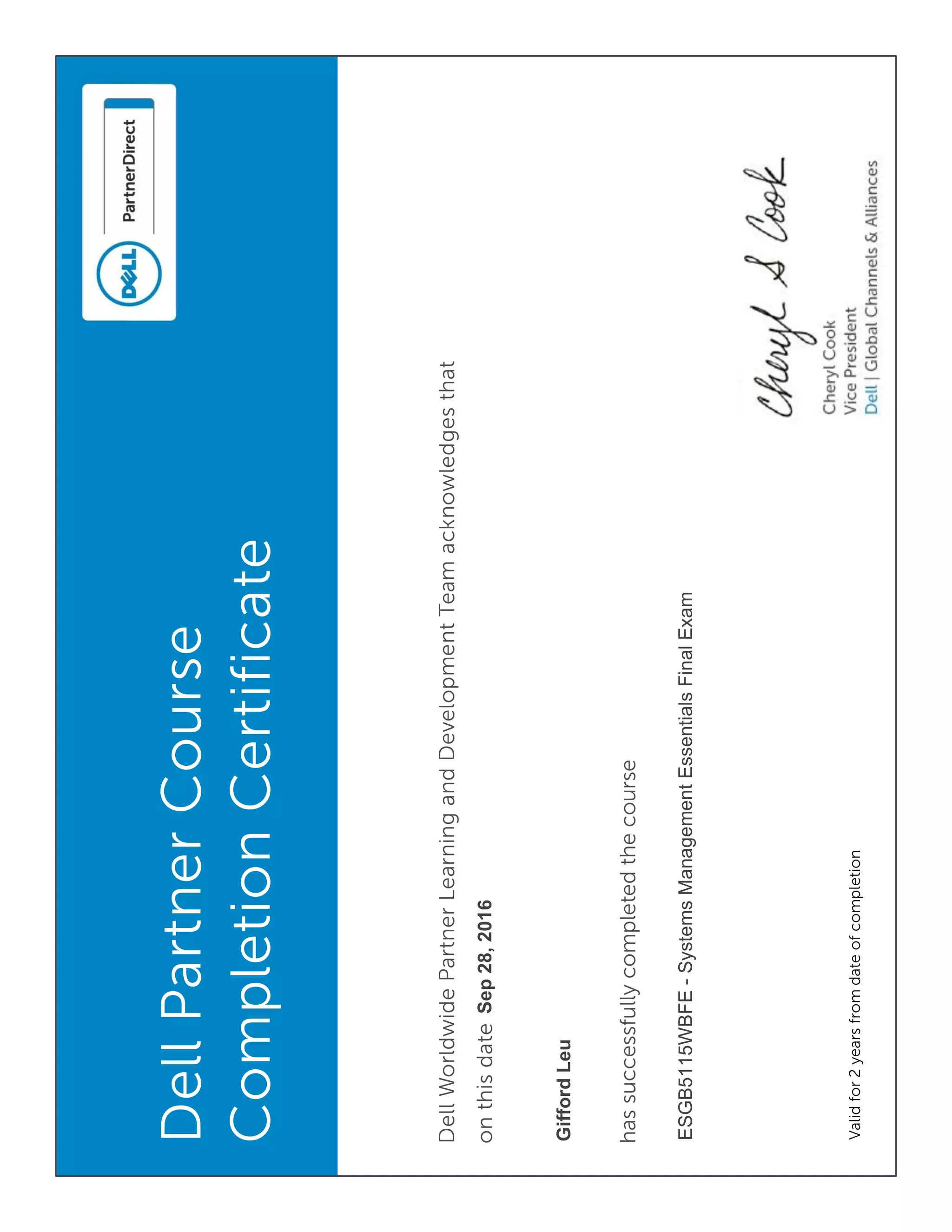 Dell Cert | PDF