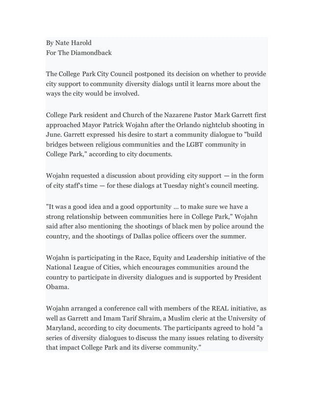 DBK diversity dialogs article | PDF