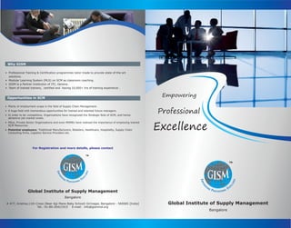 GISM Brochure V1 | PDF