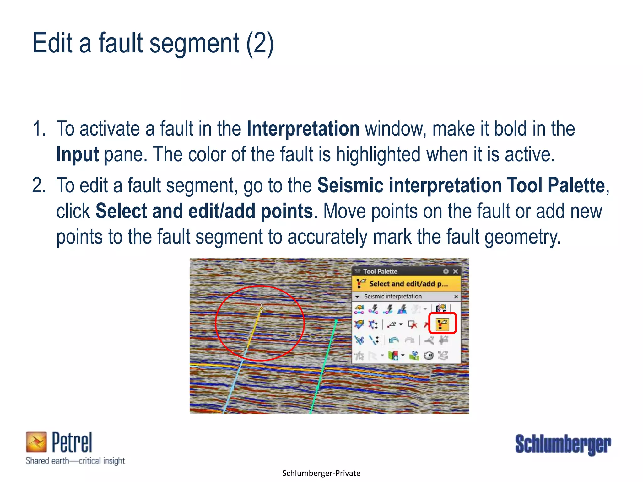 Petrel F 4 fault interpretation 2018 v1.0 | PPTX