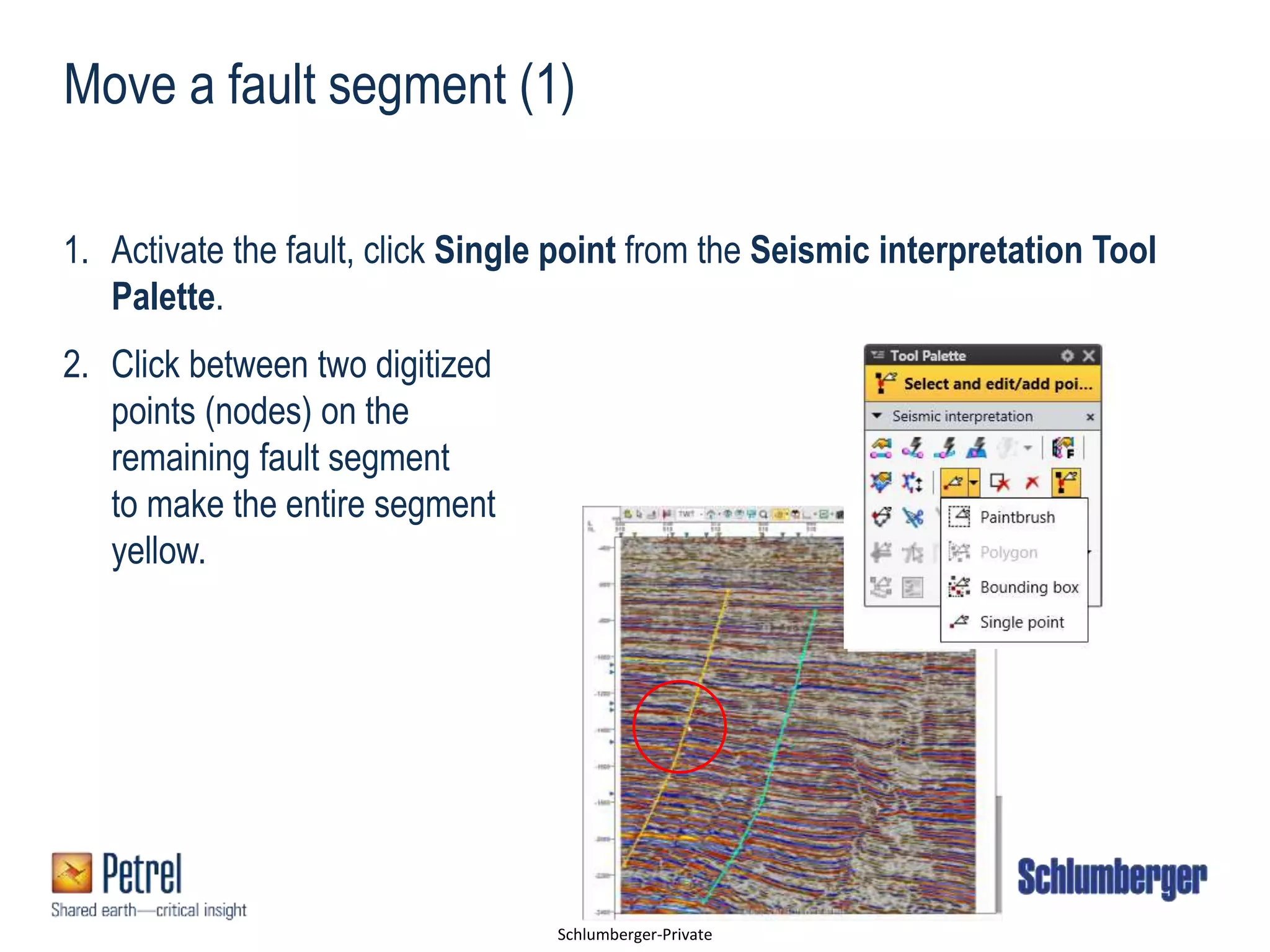 Petrel F 4 fault interpretation 2018 v1.0 | PPTX