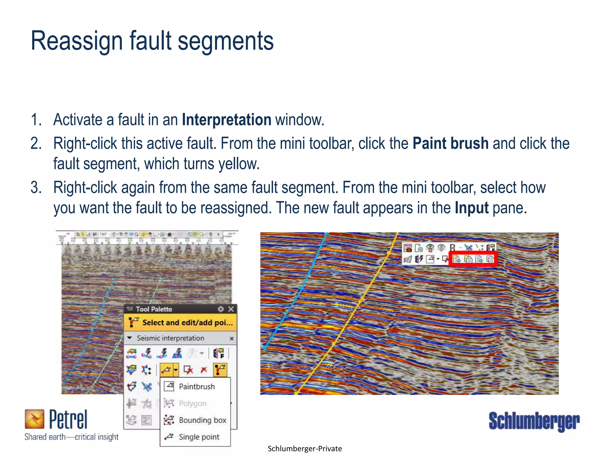 Petrel F 4 fault interpretation 2018 v1.0 | PPTX