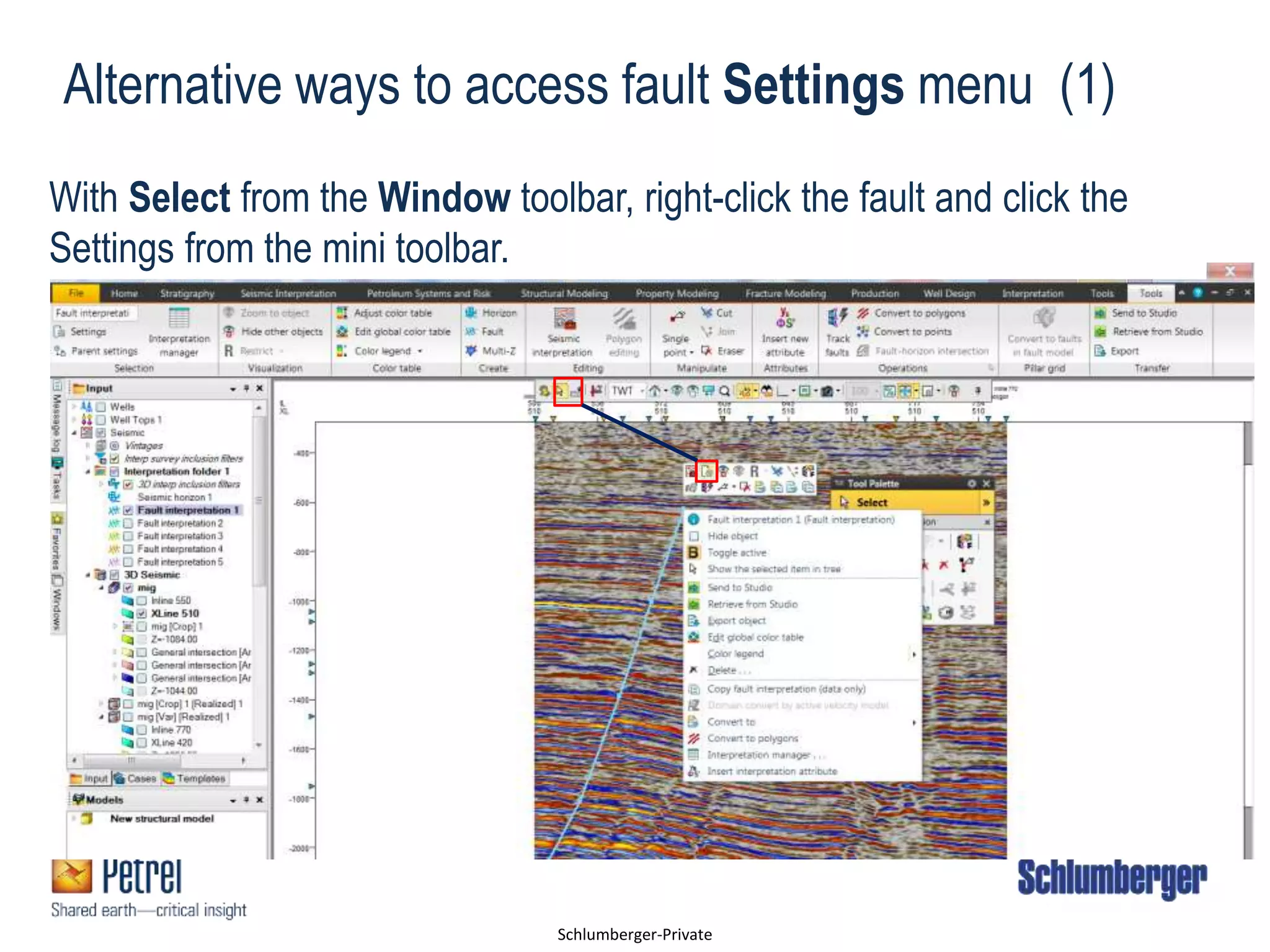 Petrel F 4 fault interpretation 2018 v1.0 | PPTX