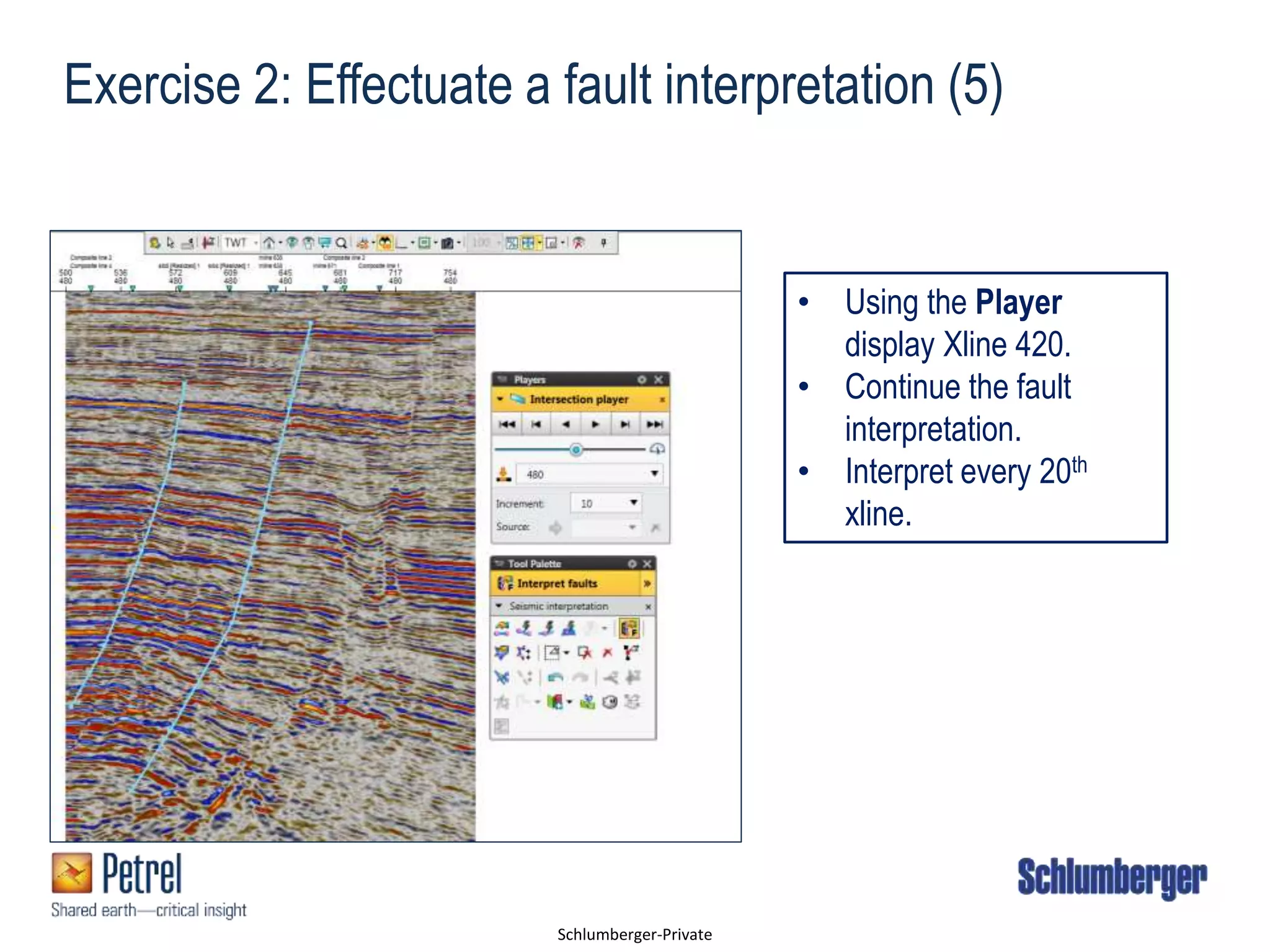Petrel F 4 fault interpretation 2018 v1.0 | PPTX
