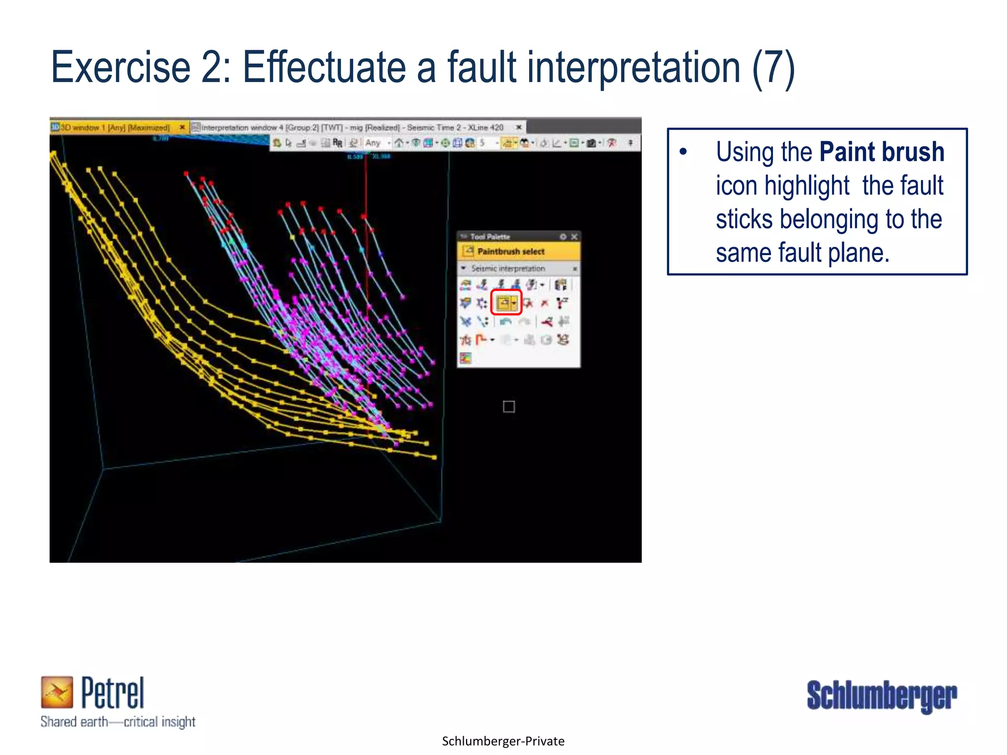 Petrel F 4 fault interpretation 2018 v1.0 | PPTX