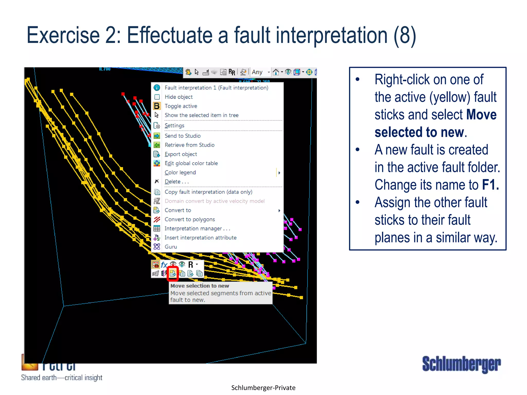 Petrel F 4 fault interpretation 2018 v1.0 | PPTX