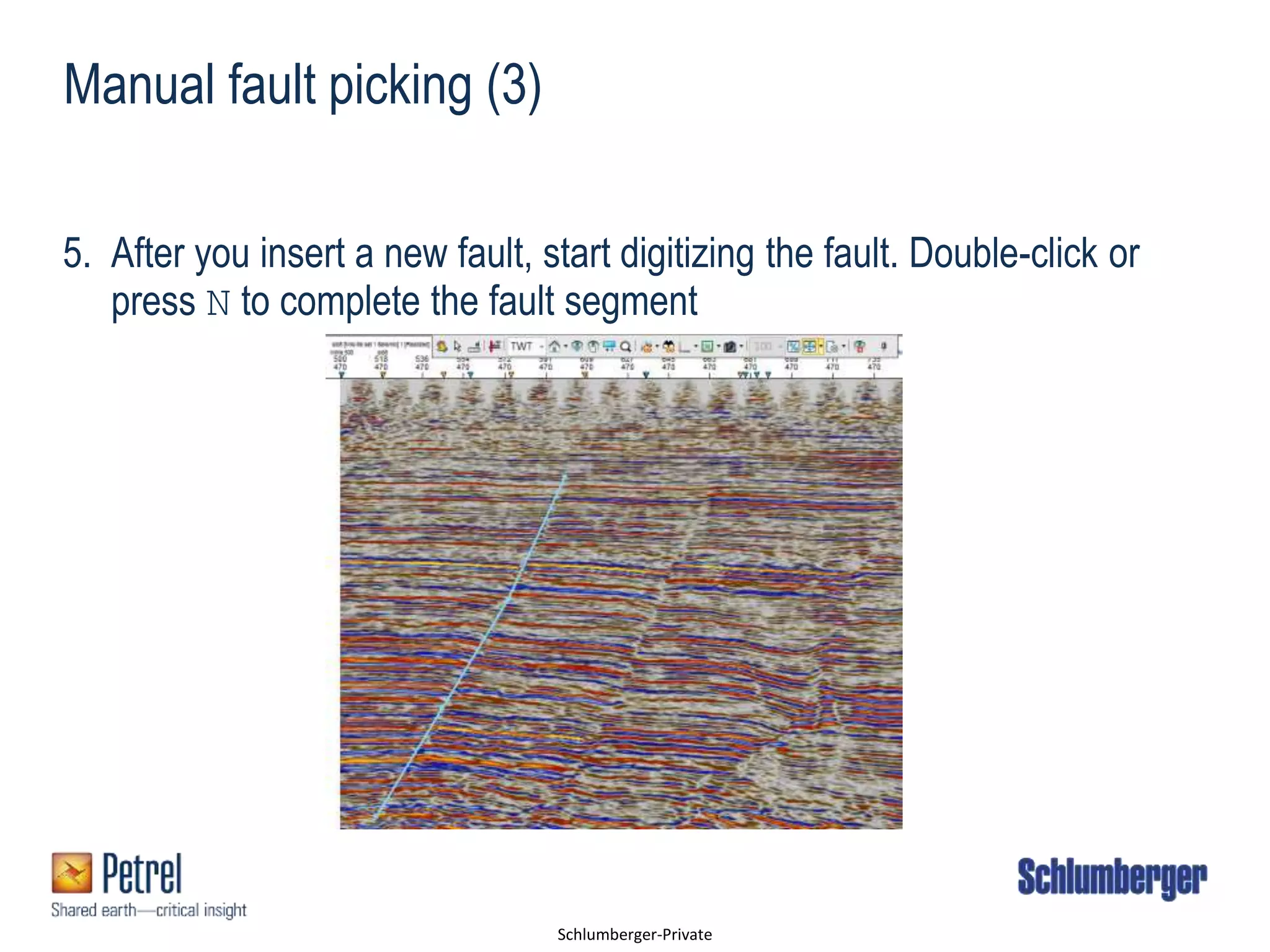 Petrel F 4 fault interpretation 2018 v1.0 | PPTX