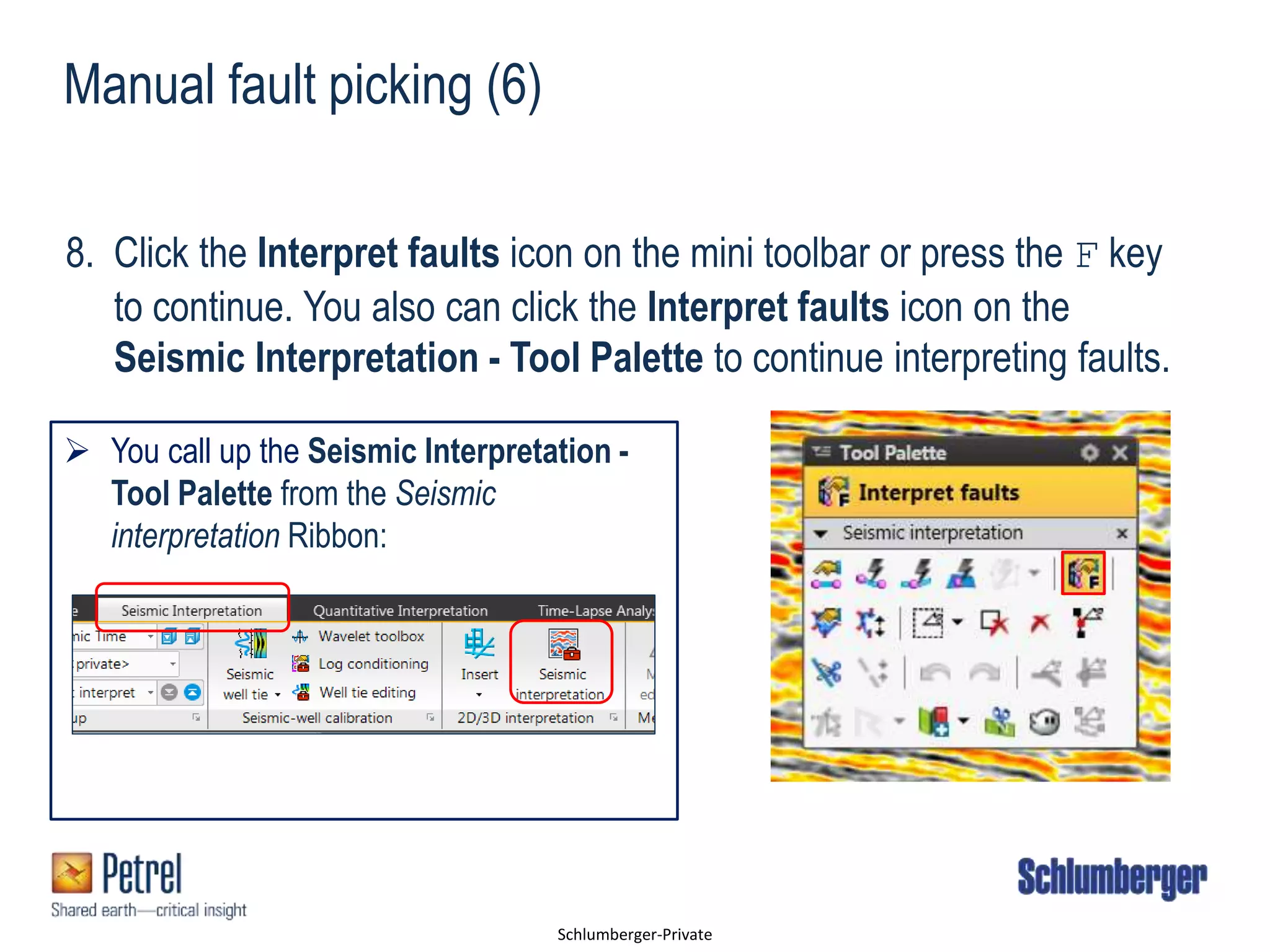 Petrel F 4 fault interpretation 2018 v1.0 | PPTX