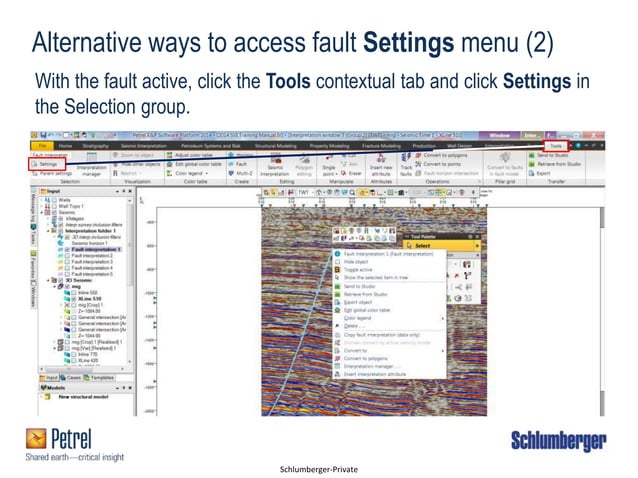 Petrel F 4 fault interpretation 2018 v1.0 | PPTX | Geology | Science