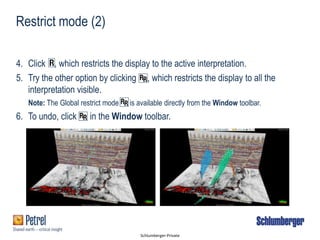 Petrel F 4 fault interpretation 2018 v1.0 | PPTX
