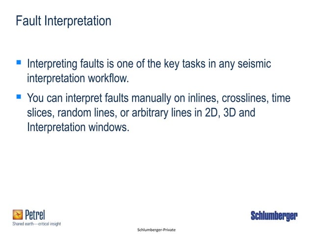 Petrel F 4 fault interpretation 2018 v1.0 | PPTX | Geology | Science