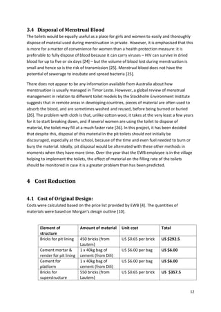 Modified Blair VIP Latrine Report | PDF