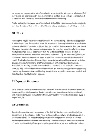 Modified Blair VIP Latrine Report | PDF