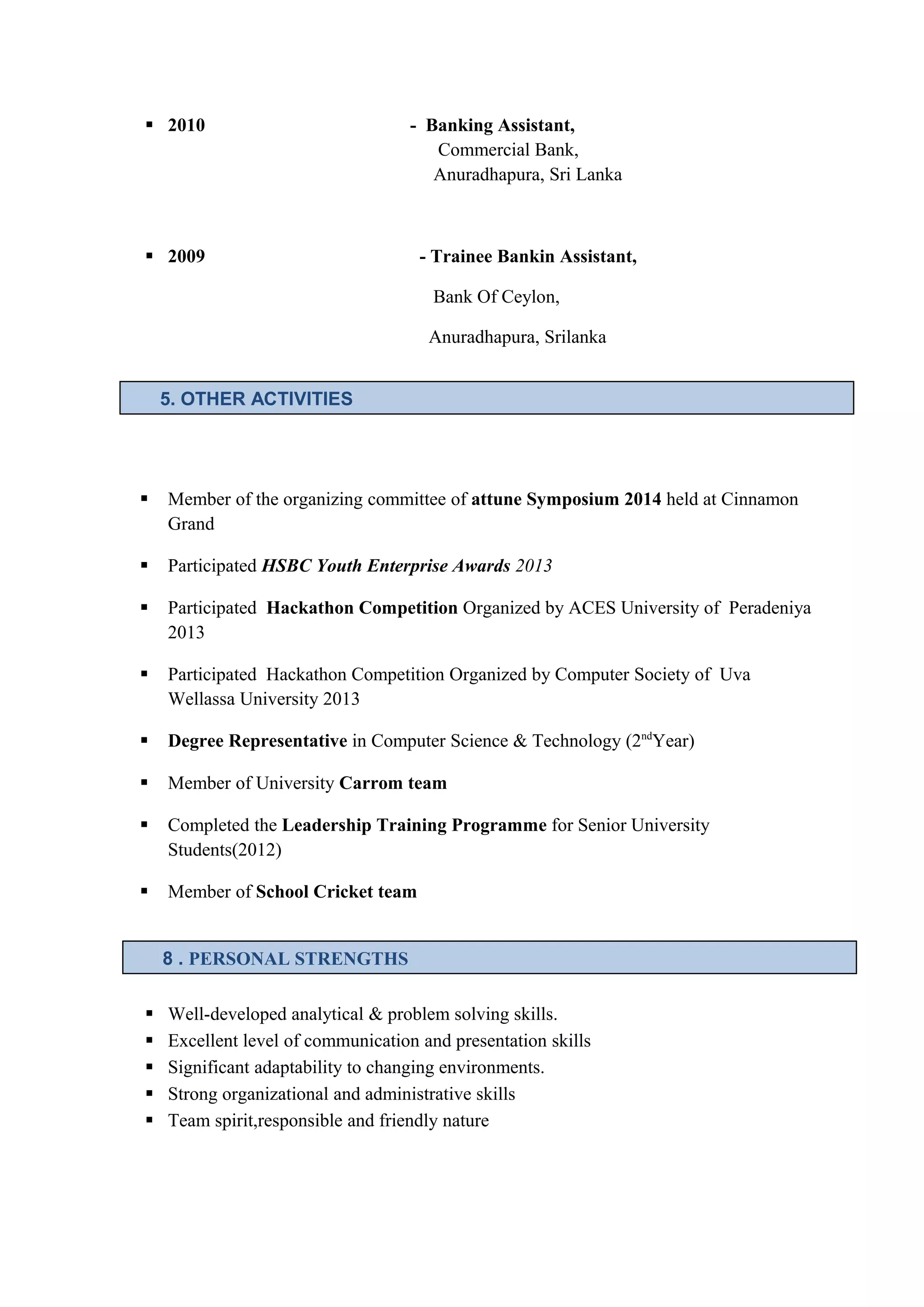 Isuru Perera CV | DOC