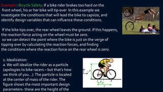 analyzing system of motion of a particles | PPT