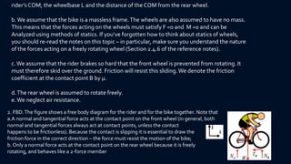 analyzing system of motion of a particles | PPTX