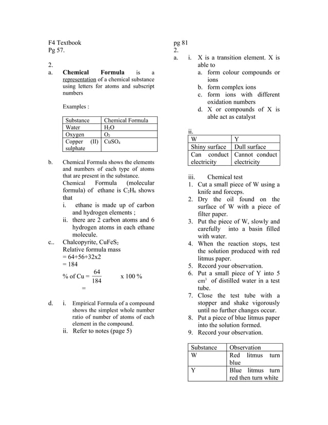 F4 textbook questions | PDF