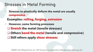 F5• A large group of manufacturing processes in which plastic ...