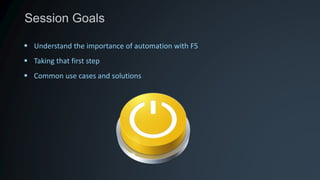 F5 Automation - The Journey | PPT