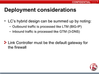F5 link controller | PPT