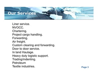 QC LOGISTICS LIMITED | PDF | Logistics | Business