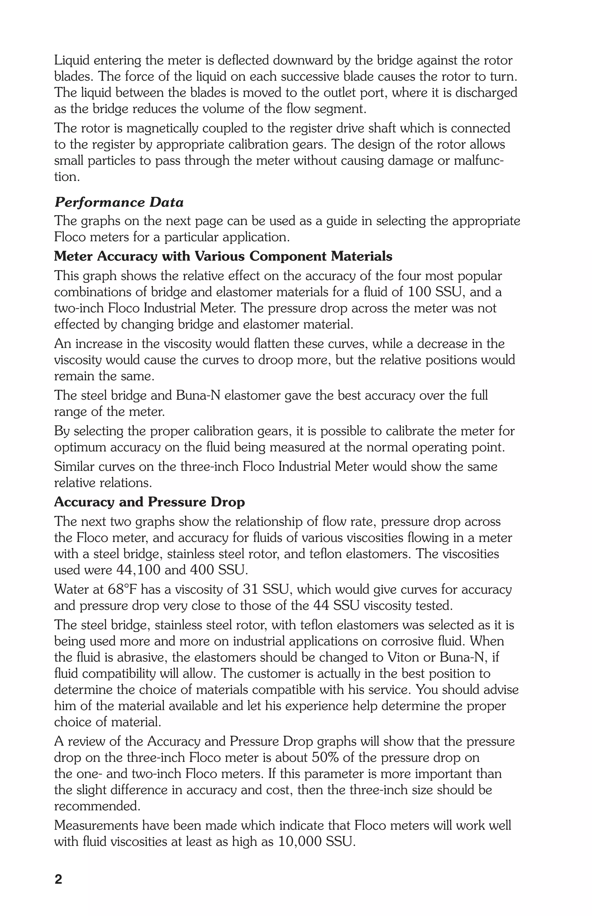 F500 series floco positive displacement meters | PDF
