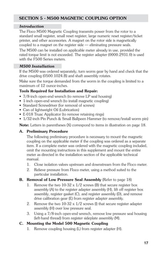 F500 series floco positive displacement meters | PDF