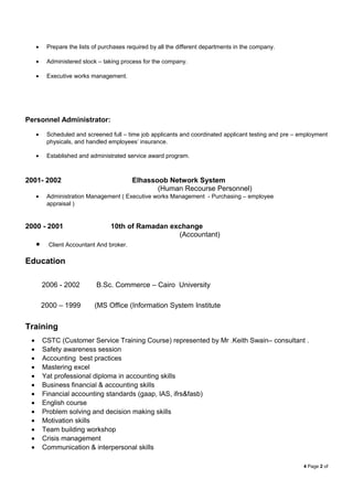 Youssef El Messery CV | DOC