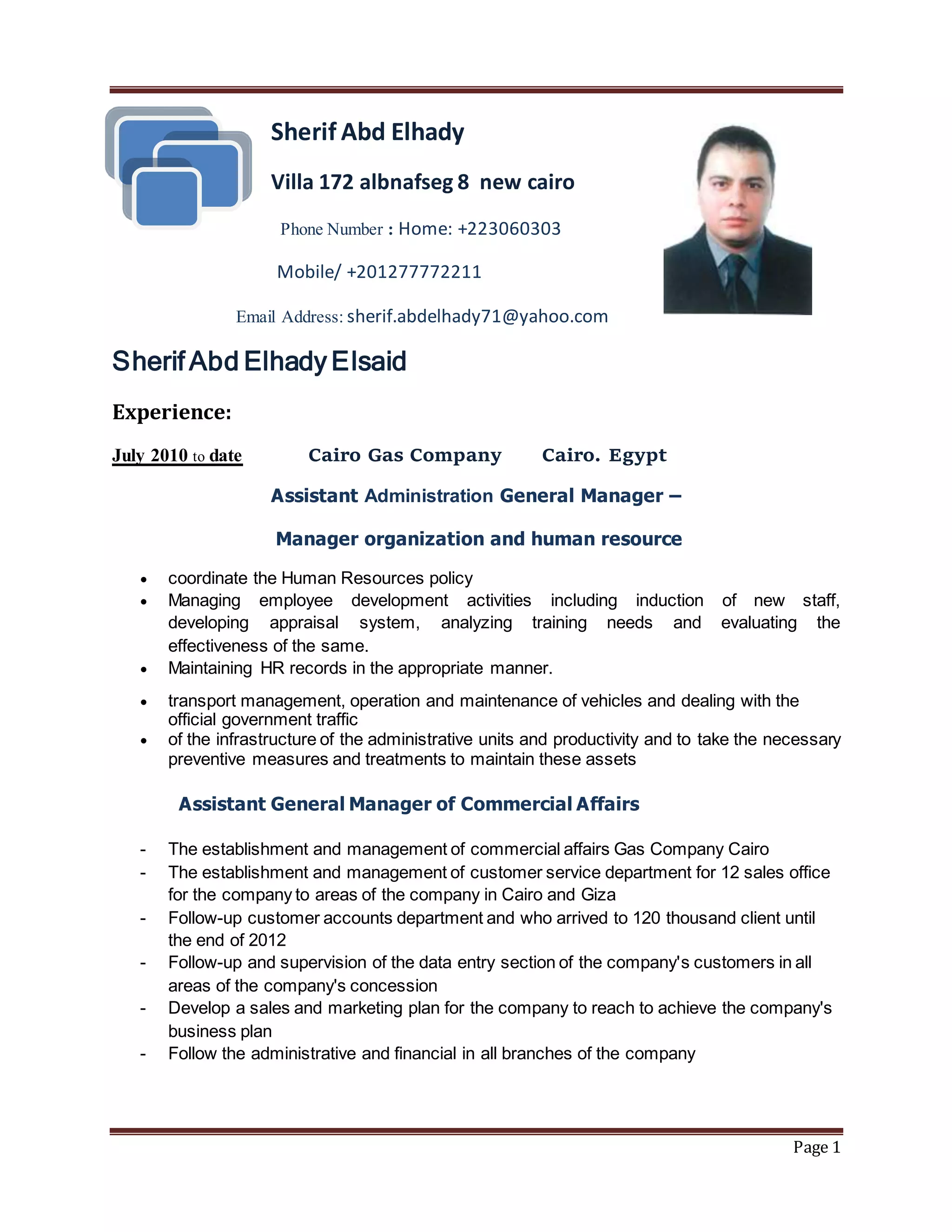 Sherif Abdelhady--CV (1) | PDF | Free Download