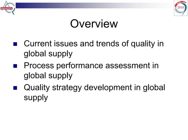 Qualcon 2010_Presentation - D Martin | PPT