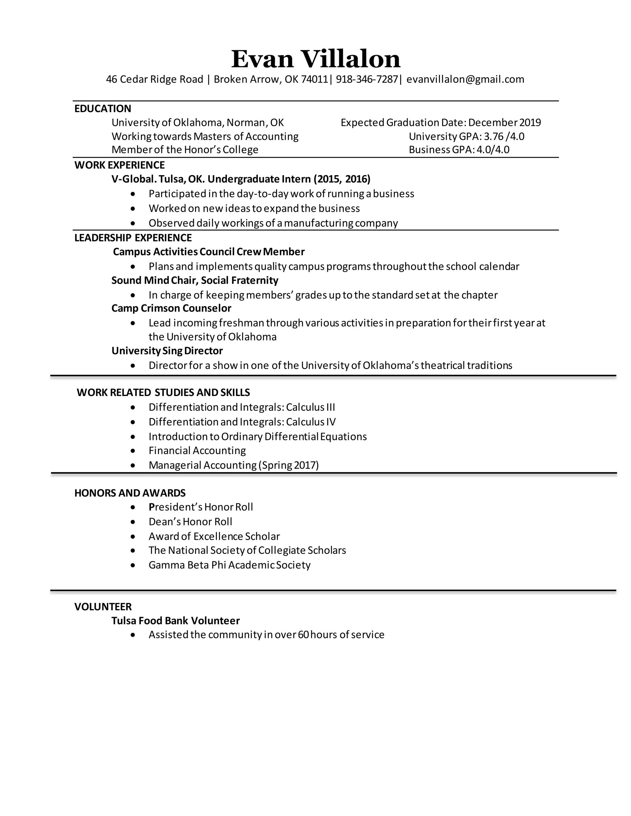 EVANRESUME2017OFFICIAL | DOCX