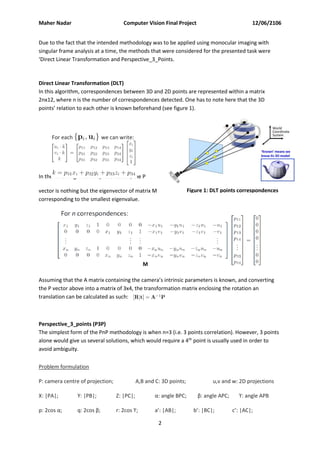 Final Project Report Nadar | PDF | 3-D Graphics | Computer Software and Applications
