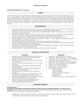 GaneshJayaraman_Resume | PDF