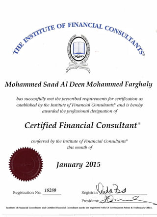 CFC Certificate | PDF