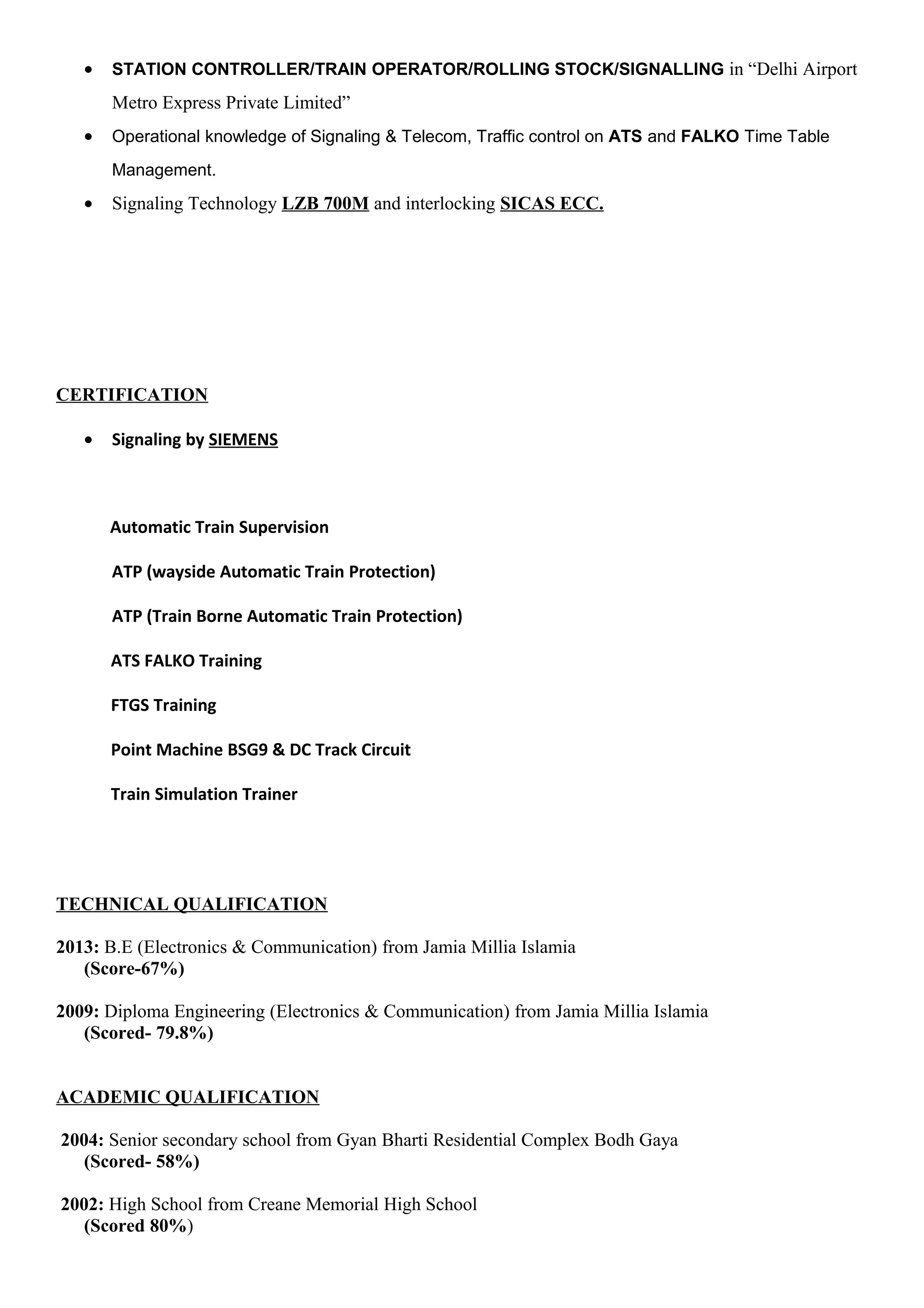 zeeshan resume | DOC