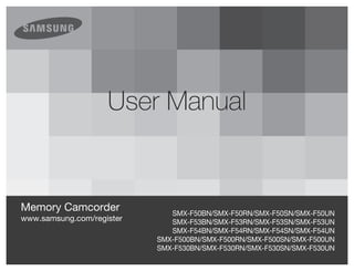 Samsung Digital Camcorder F50 User Manual | PPT