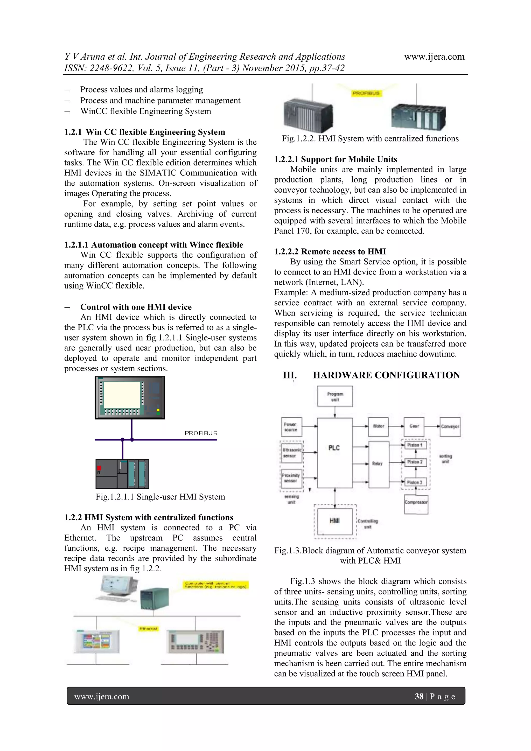 Automatic convey or System with In–Process Sorting Mechanism using PLC and HMI System | PDF